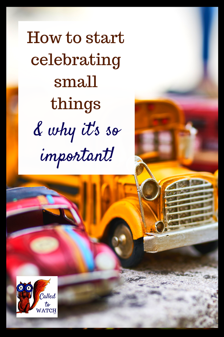 Why we need to celebrate small things - Called To Watch
